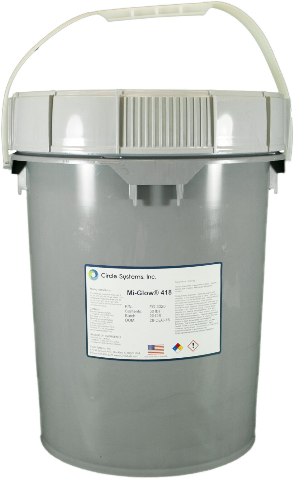 Circle Systems Mi-Glow 418: Water-Based Fluorescent Particles