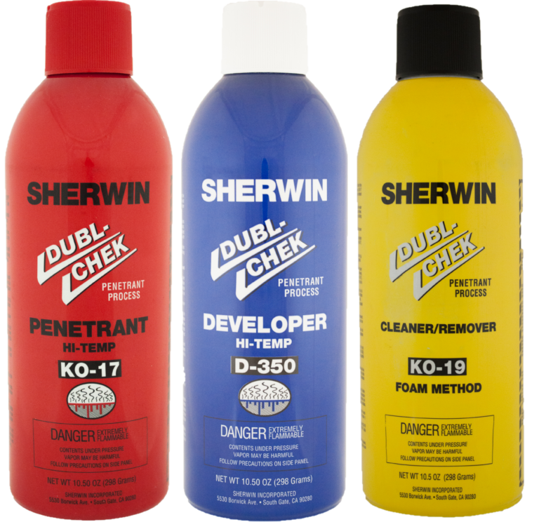 Sherwin High Temp Liquid Penetrant System | NDT Products